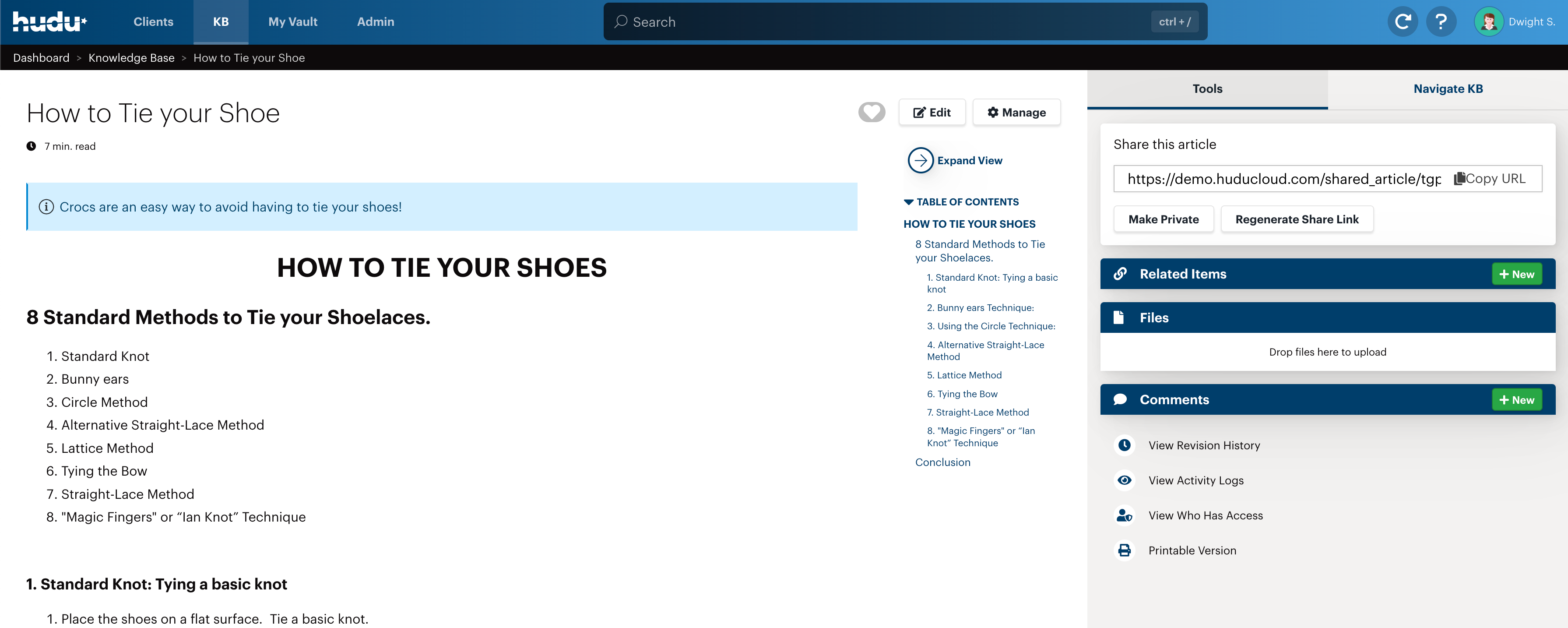 Your Hudu Environment – Hudu Support