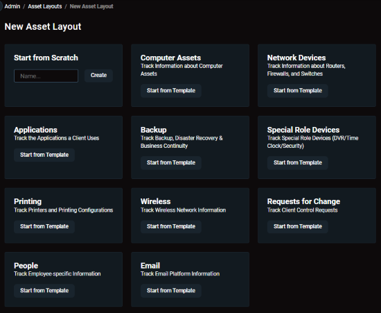 Asset Layouts – Hudu Support