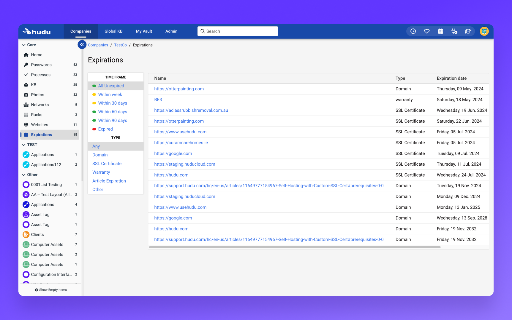 Quick-Start Setup Guide – Hudu Support