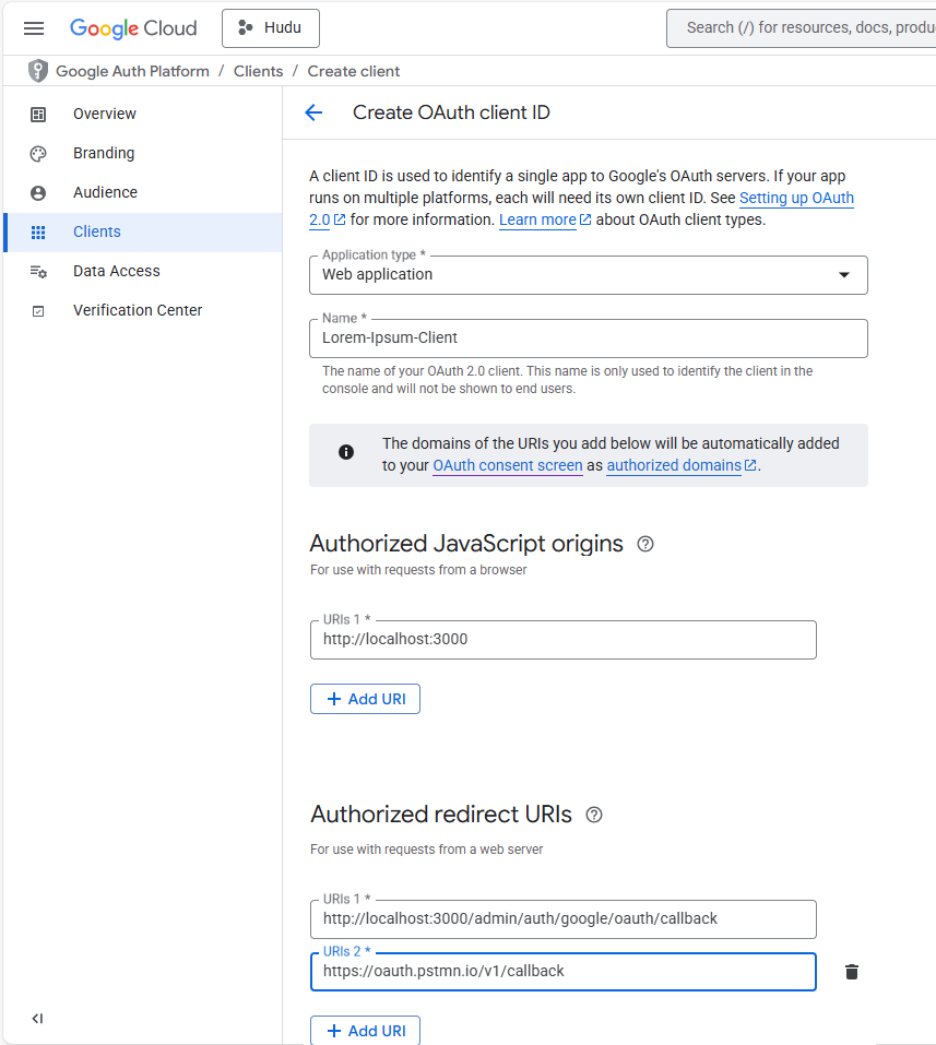Google Workspace – Hudu Support