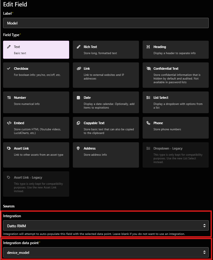 Connected Fields – Hudu Support